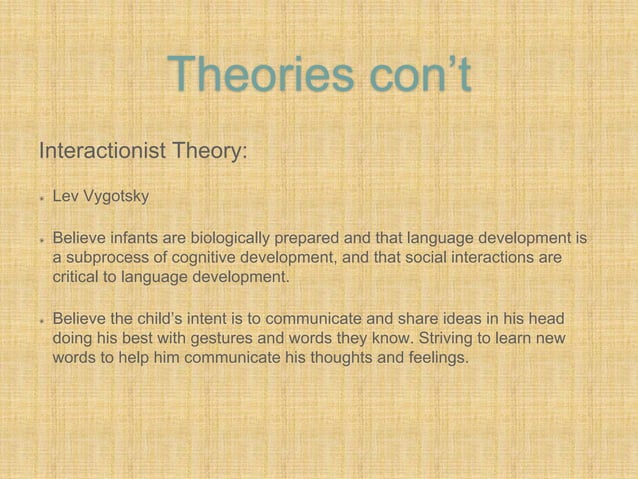 Slide share *language development* | PPT