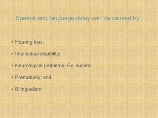 Slide share *language development* | PPT