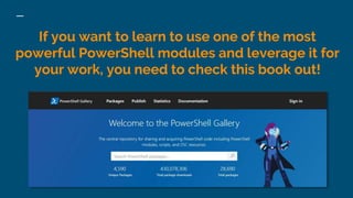 Learn dbatools in a Month of Lunches | PPSX