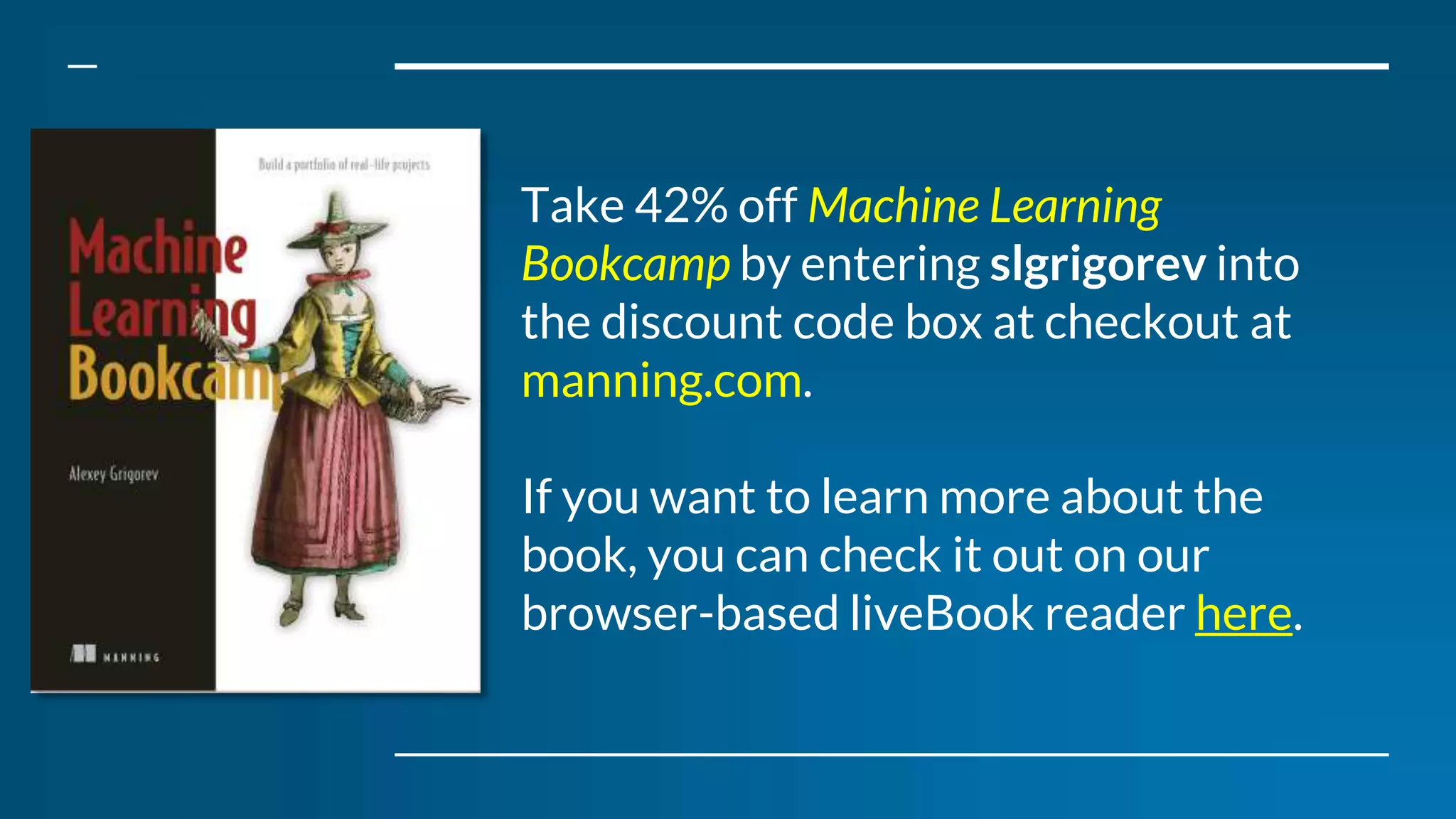 Machine Learning Bookcamp | PPSX