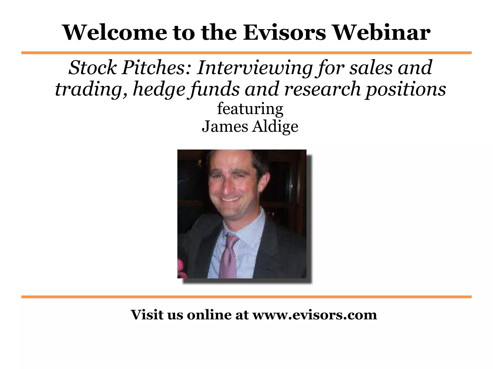 Mastering the Stock Pitch | PPT