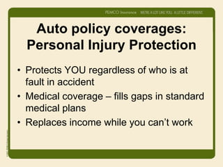 Auto insurance basics (abbreviated) | PPTX