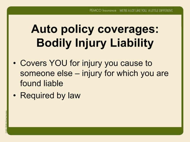 Auto insurance basics (abbreviated) | PPTX
