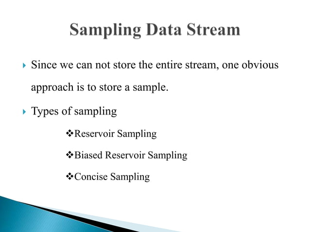Mining Data Streams | PPTX