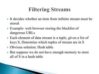 Mining Data Streams | PPTX