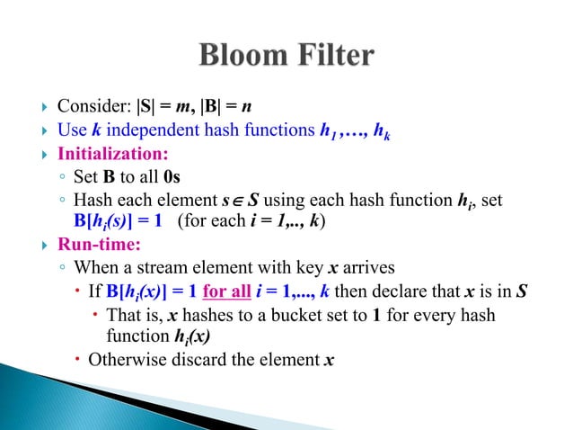 Mining Data Streams | PPTX