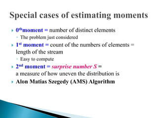 Mining Data Streams | PPTX
