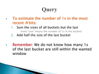 Mining Data Streams | PPTX
