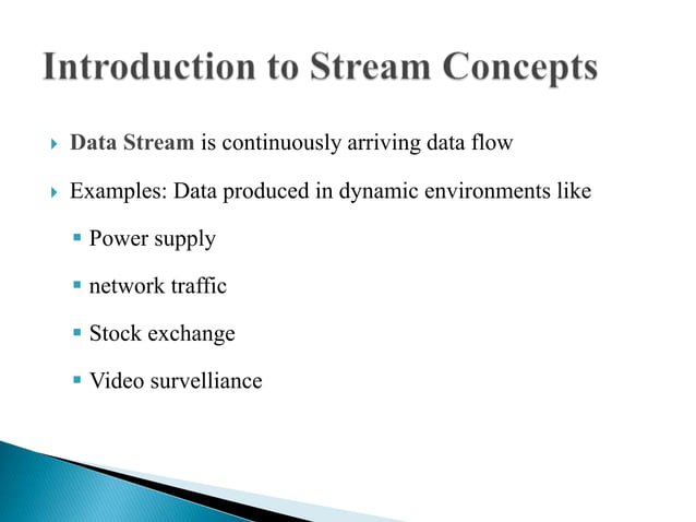 Mining Data Streams | PPTX