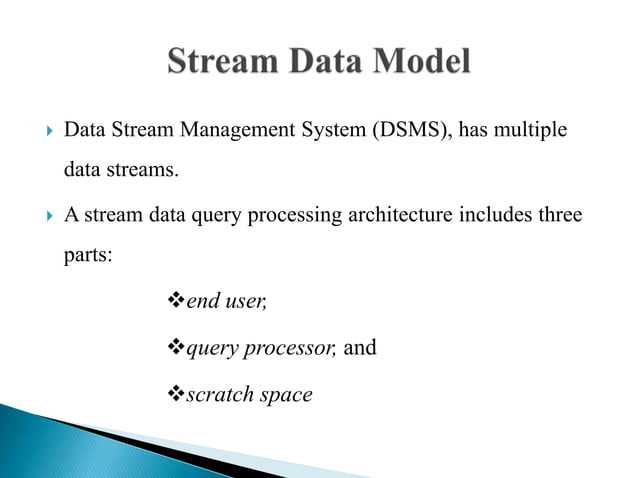 Mining Data Streams | PPTX