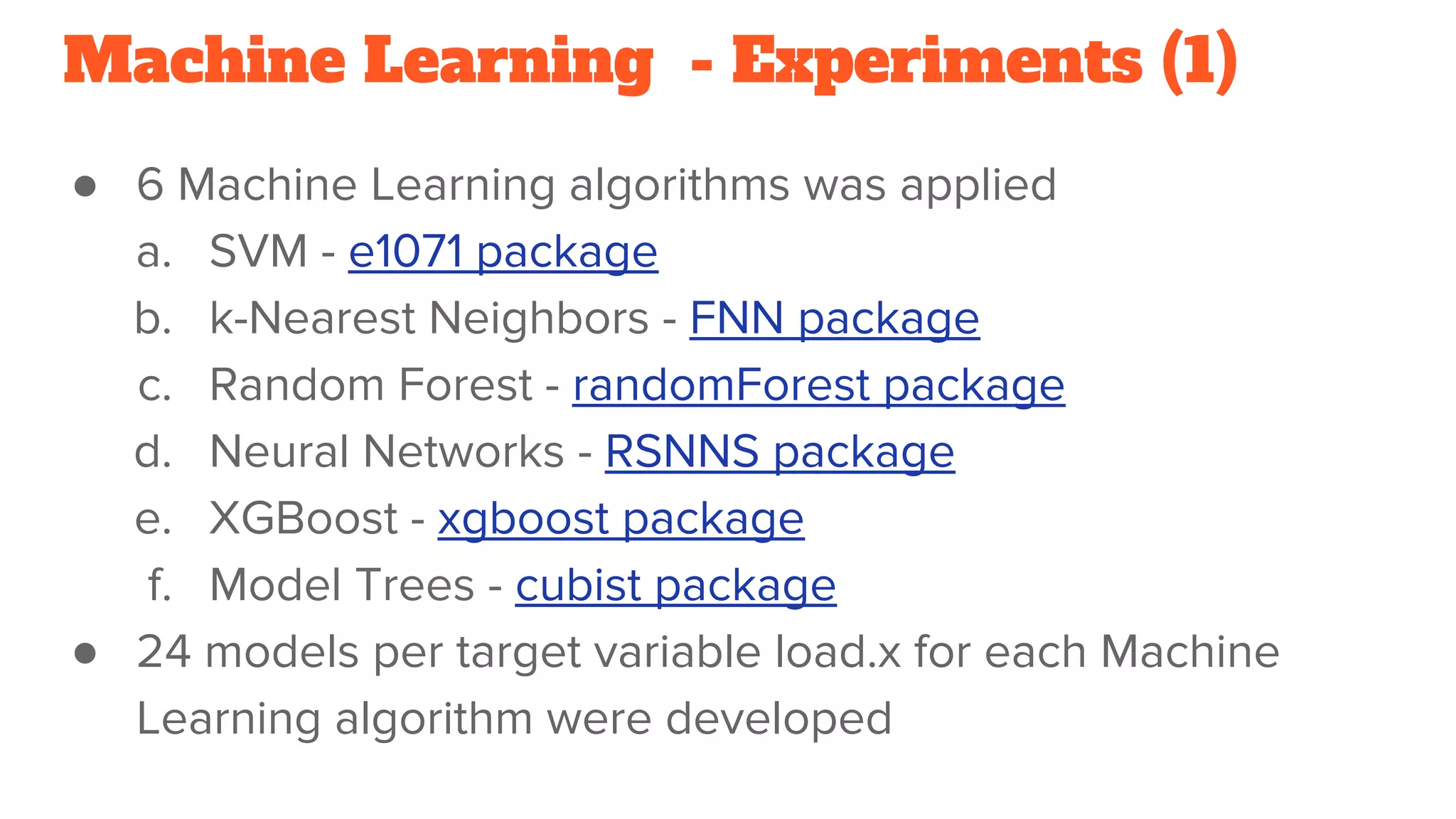 Presentation - Msc Thesis - Machine Learning Techniques for Short-Term Electric Load Forecasting ...