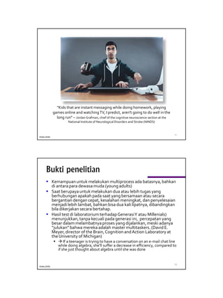 Slideshare multitasking at work-february 2012 | PDF