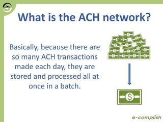 NACHA Compliance | PPTX