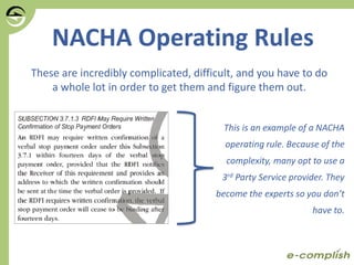 NACHA Compliance | PPTX