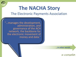 NACHA Compliance | PPTX