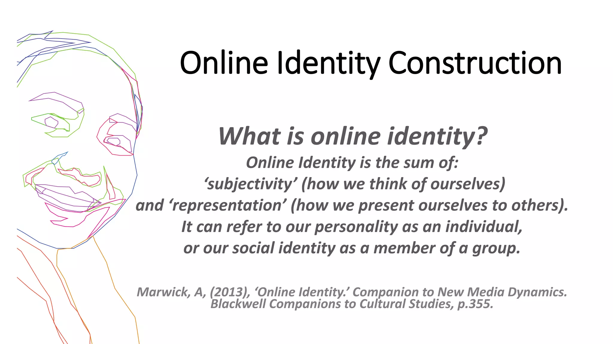 Slideshare online identity construction | PPTX