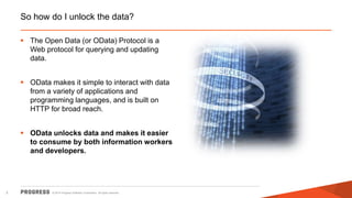 How OData Opens Your Data To Enterprise Mobile Applications | PPT