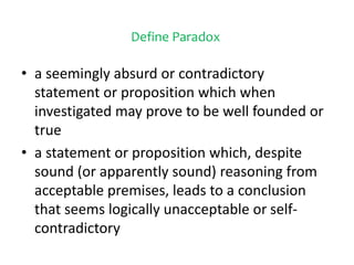 Paradox Thinking | PPTX