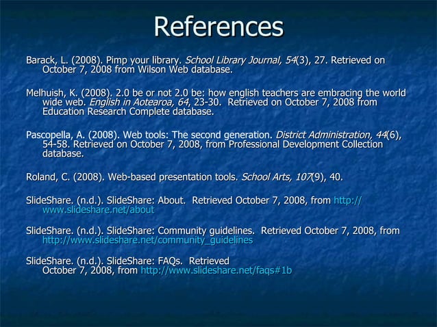SlideShare Introduction, LS504 | PPT | Web Design and HTML | Internet