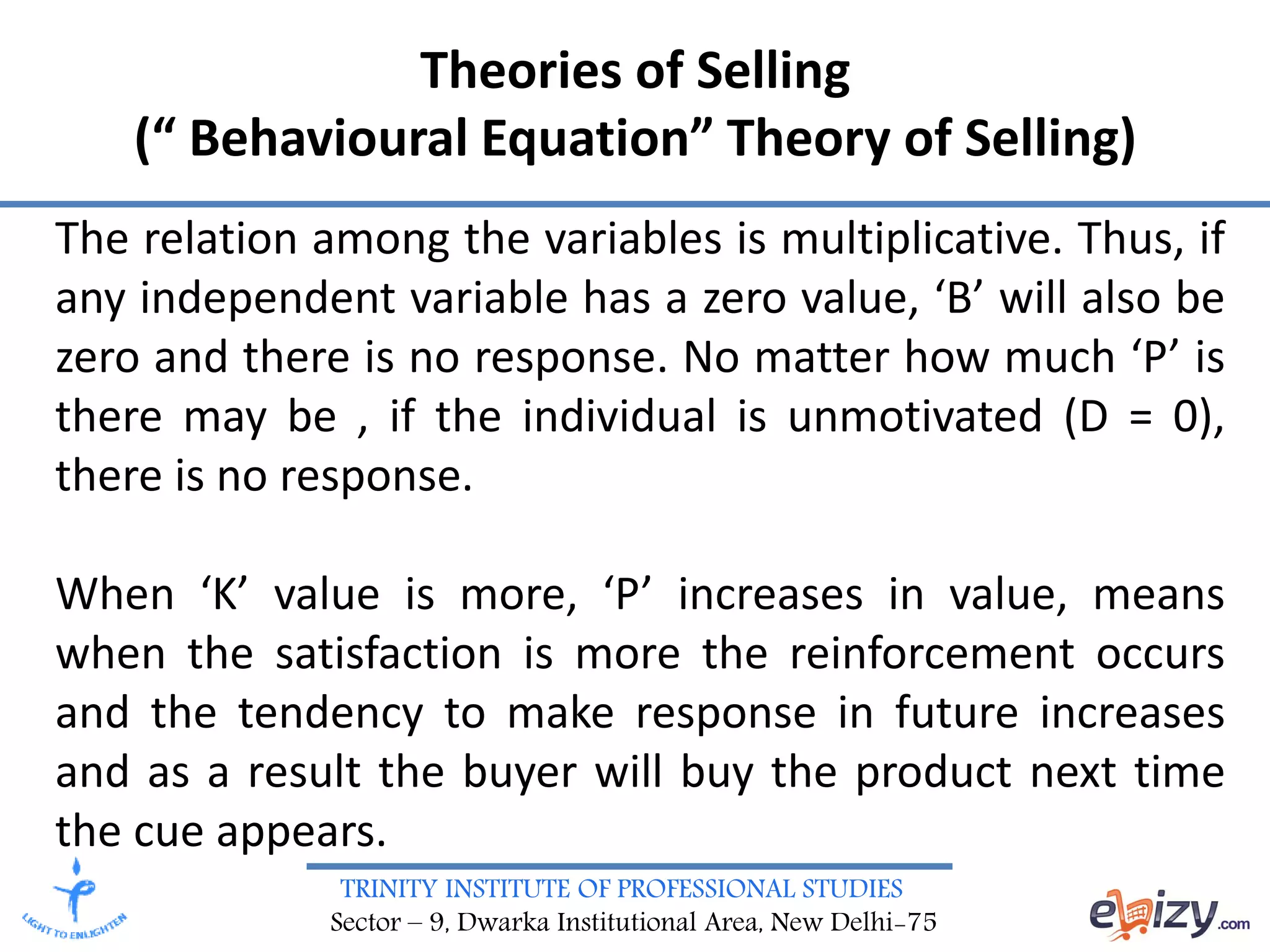 Theories of Selling | PDF