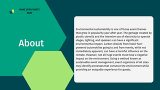 Zero Waste Event Planning | PDF | Environmental Services Industry ...