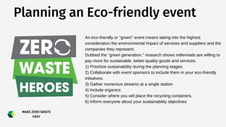 Zero Waste Event Planning | PDF | Environmental Services Industry ...