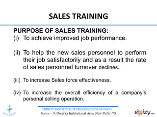 Sales Management- SALES TRAINING DESIGN | PDF