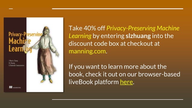 Privacy-Preserving Machine Learning: secure user data without ...