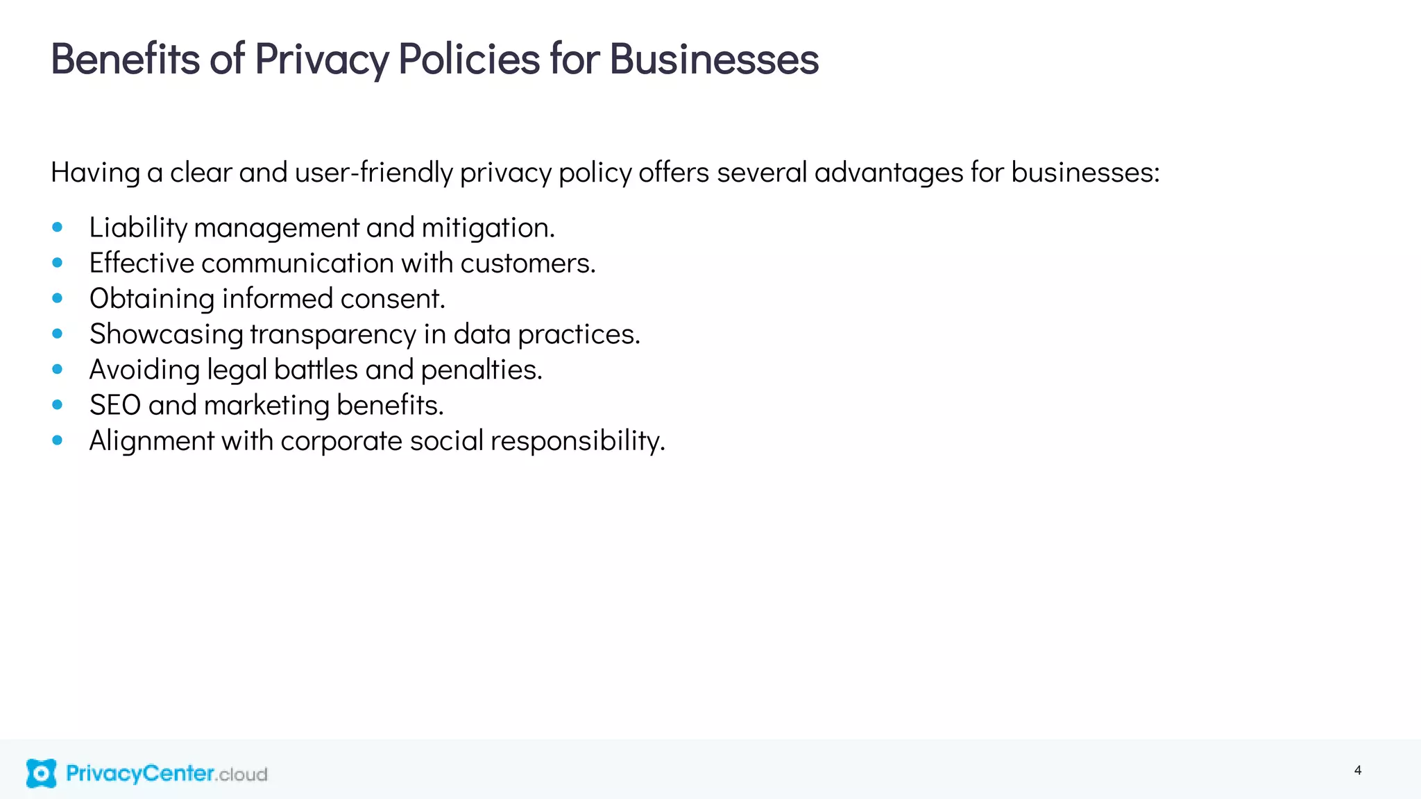 Privacy Policies: Guide to Protecting User Data | PPTX