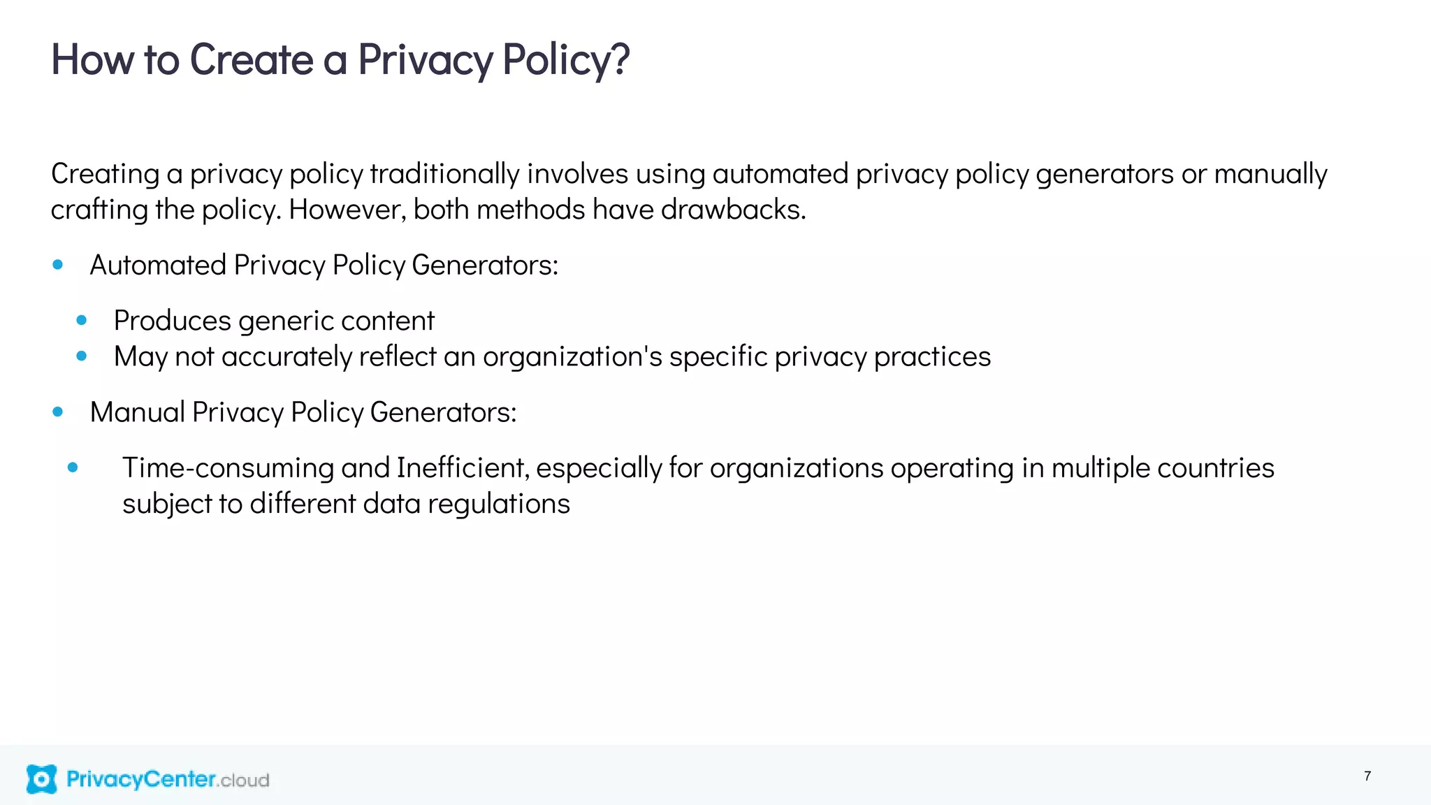 Privacy Policies: Guide to Protecting User Data | PPTX