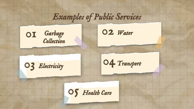 Slideshare public services | PPT