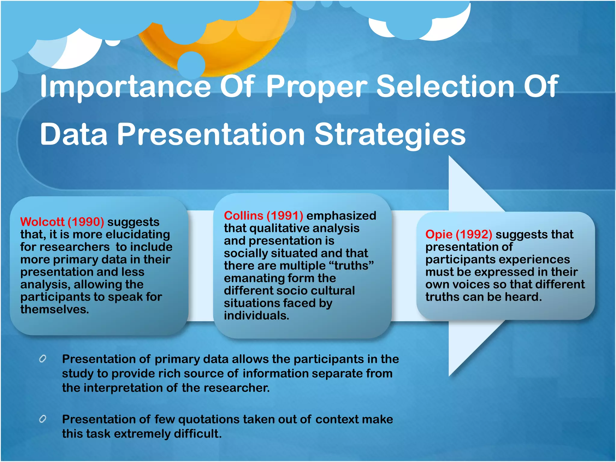 Slideshare Presentation of Qualitative Data | PPTX