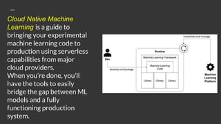 Cloud Native Machine Learning | PPTX