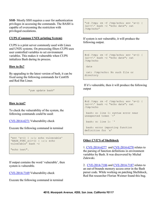 ShellShock (Software BASH Bug) | PDF | Operating Systems | Computer Software and Applications