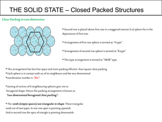 Solid state Chemistry - Overview | PPT