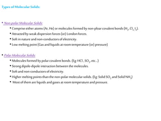 Solid state Chemistry - Overview | PPT