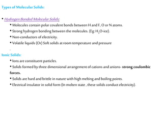 Solid state Chemistry - Overview | PPT