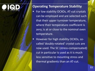 Specifying OCXOs (Oven Controlled Crystal Oscillators) | PDF