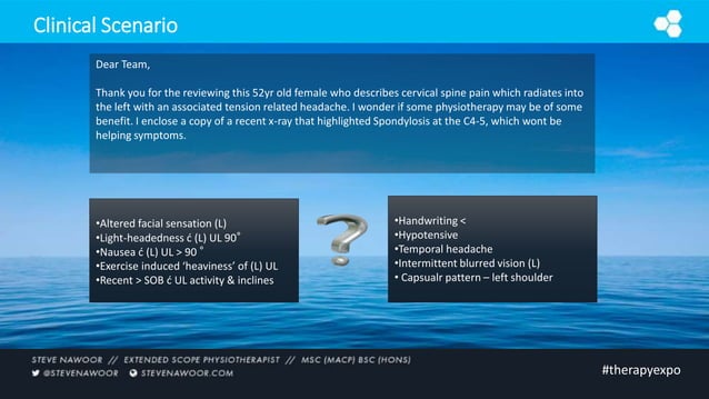Musculoskeletal Masqeuraders - Rolling the 'Clinical Dice' | PPTX