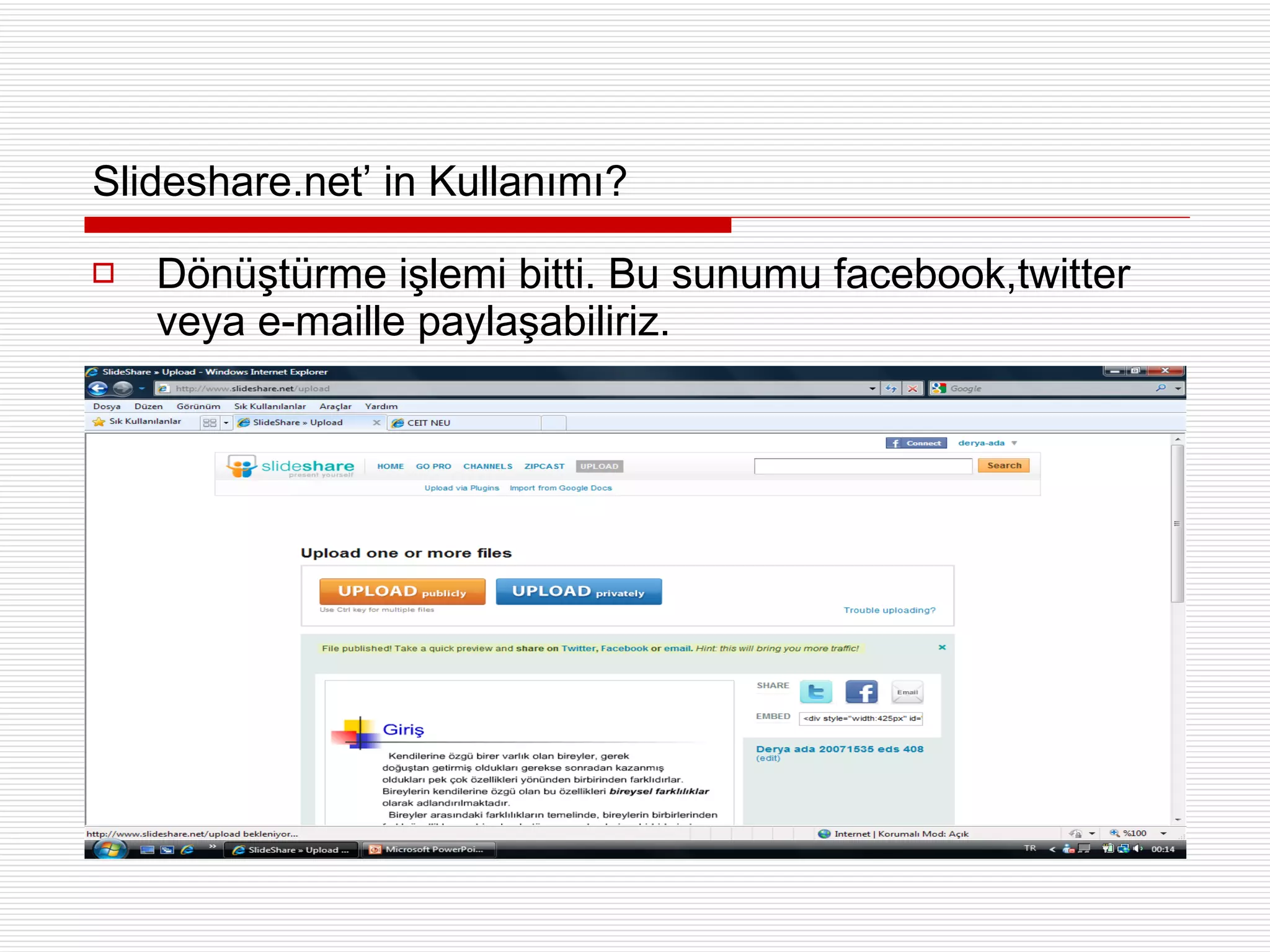 Slideshare.sunum | PPT