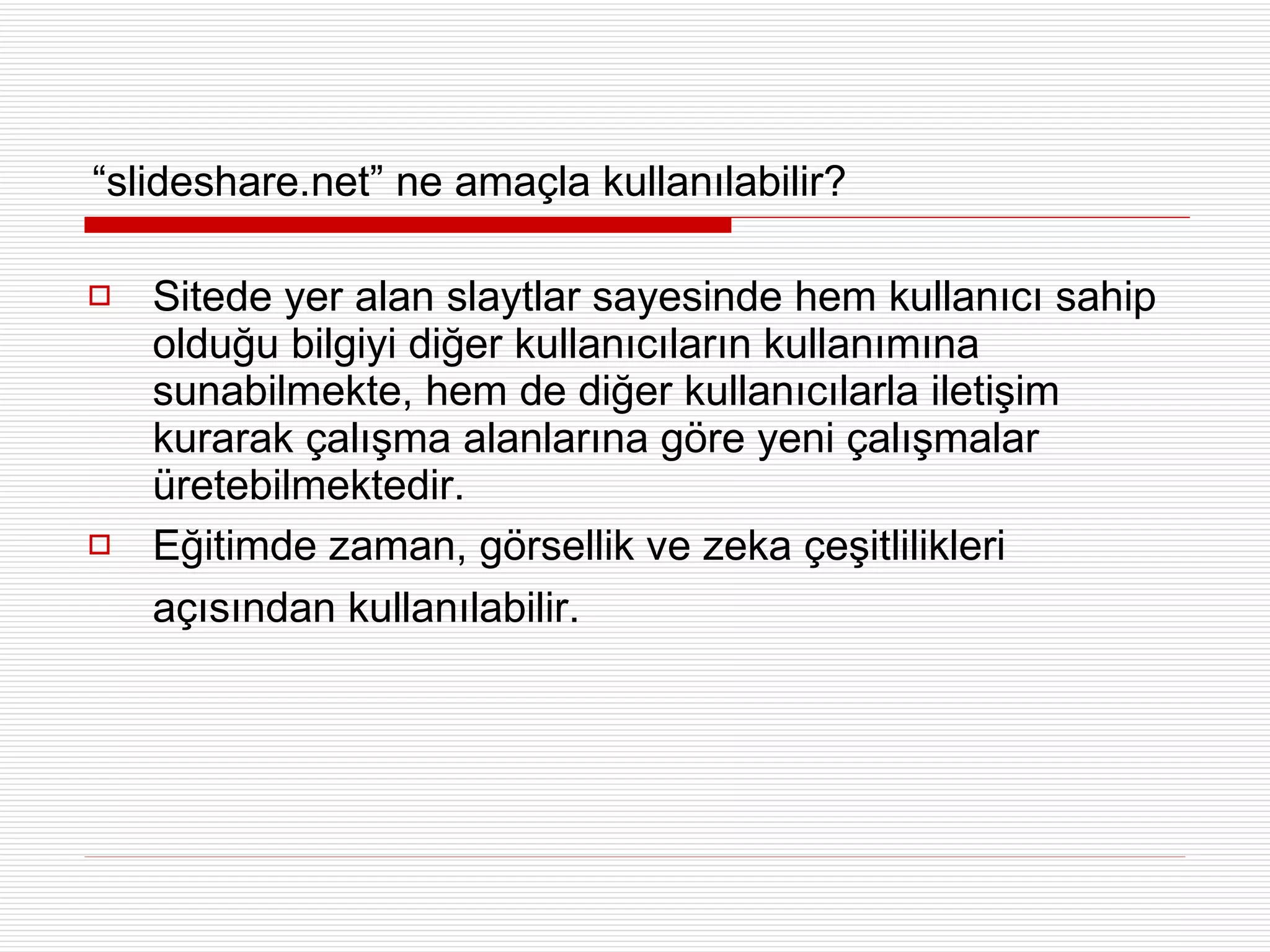 Slideshare.sunum | PPT