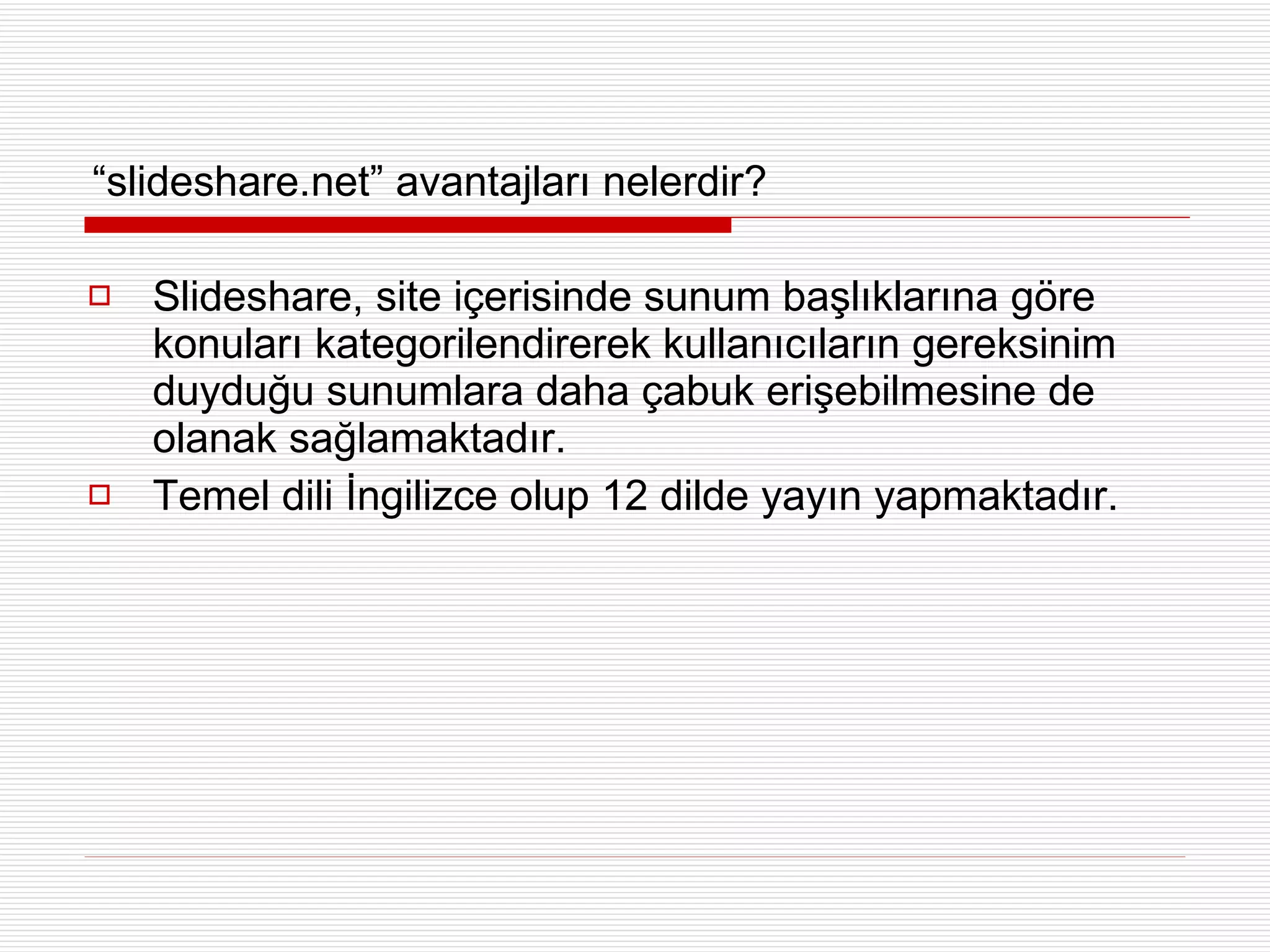 Slideshare.sunum | PPT