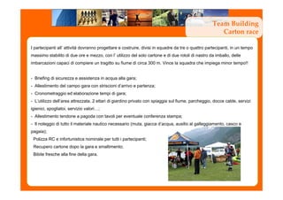 Team Building Outdoor Carton Boat | PDF