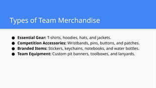 Designing & Purchasing Team Merchandise for Competitive Robotics | PPT