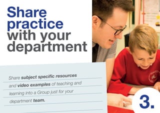 20 ideas for Groups you can create using IRIS Connect | PDF