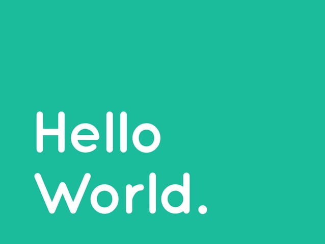 Hello, World | PDF