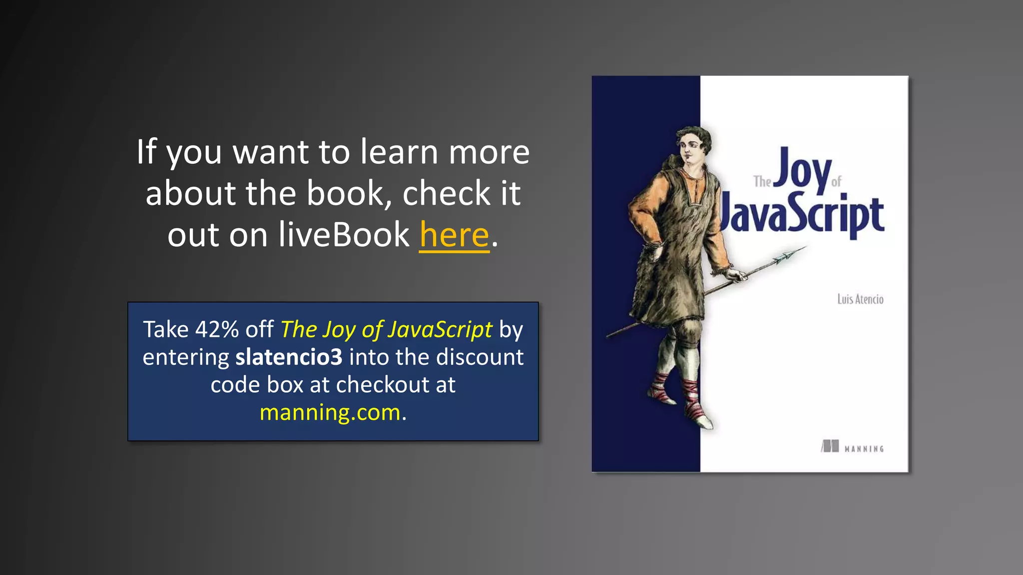 The Joy of JavaScript: it's magical! | PPT
