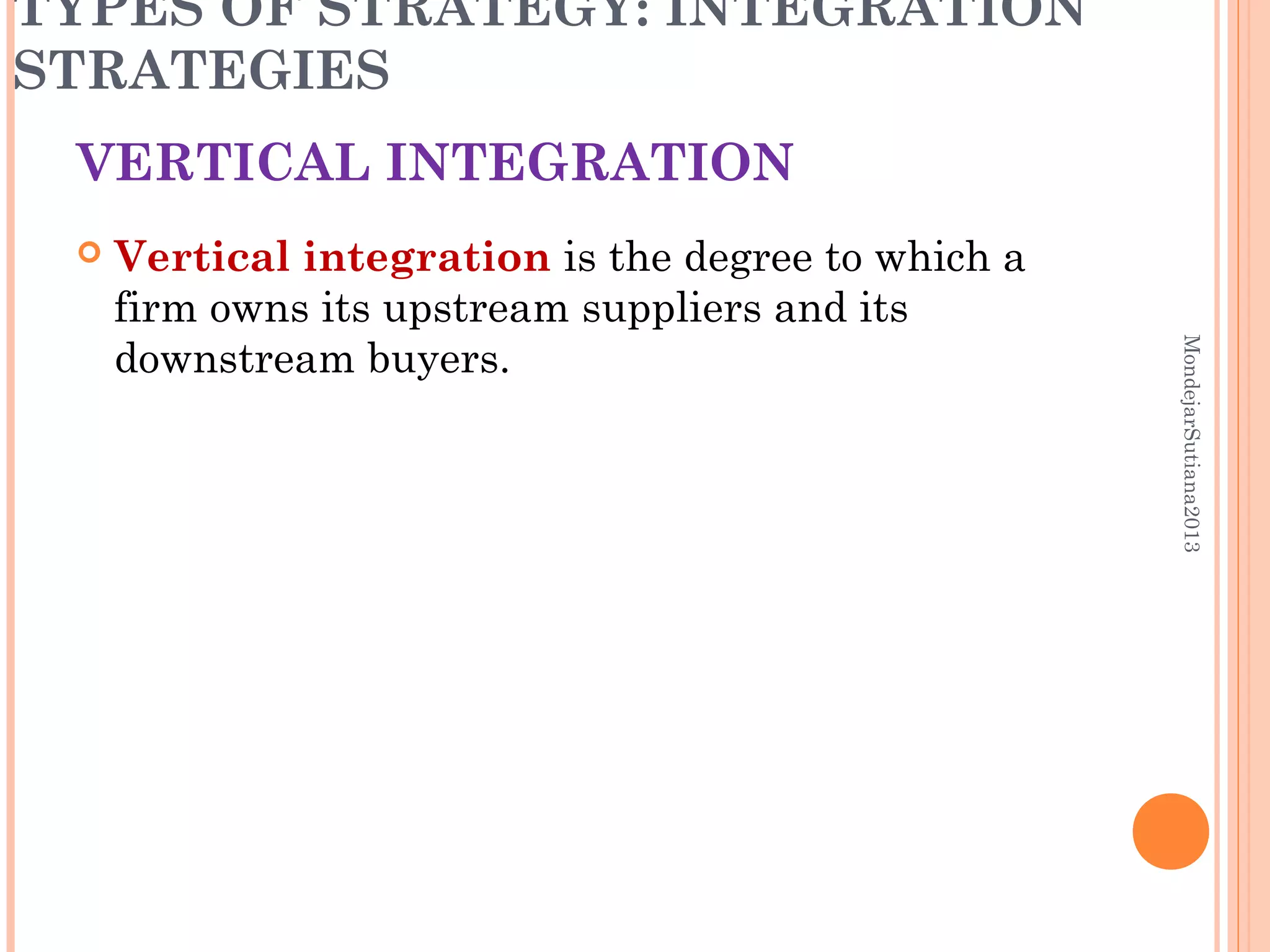 Strategic Management: Types of Strategy | PPT