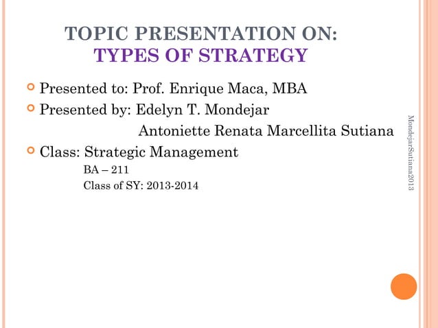 Types Of Strategic Thinking - Design Talk