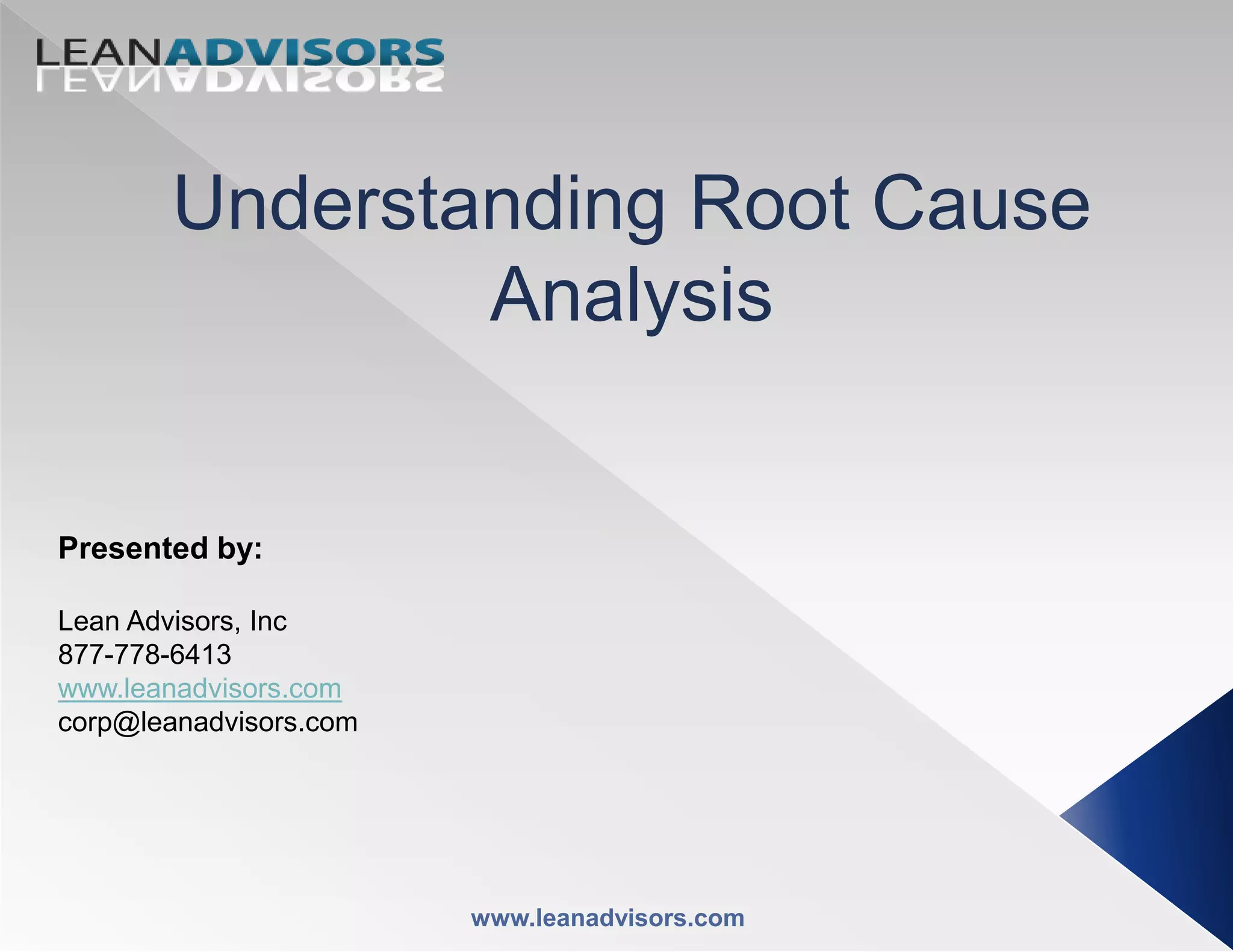 Understanding Root Cause Analysis | PPTX | Business | Business and Finance